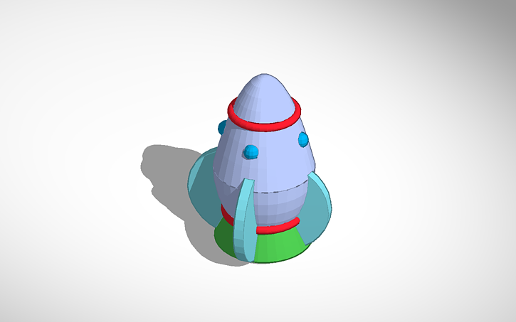 3D design Copy of Complex Spaceship - Tinkercad