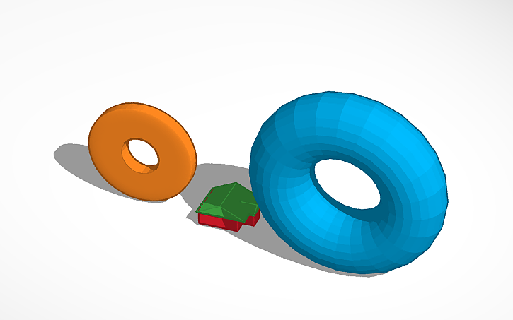 3D design giant donuts is attacking a house 2: ELETRIC BOOGALOOO ...
