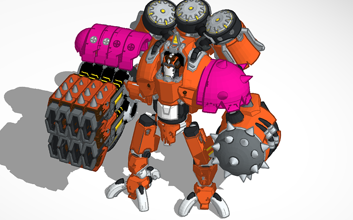 3D design robot assasin - Tinkercad