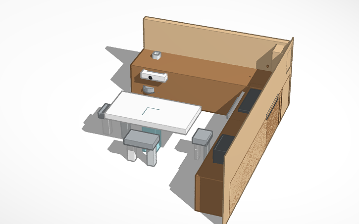 3D design kitchen - Tinkercad