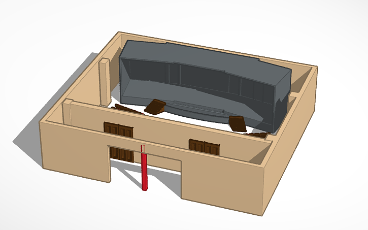 3D design Auditorio - Tinkercad