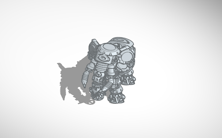 3D design Mechanic-Elephant | Tinkercad