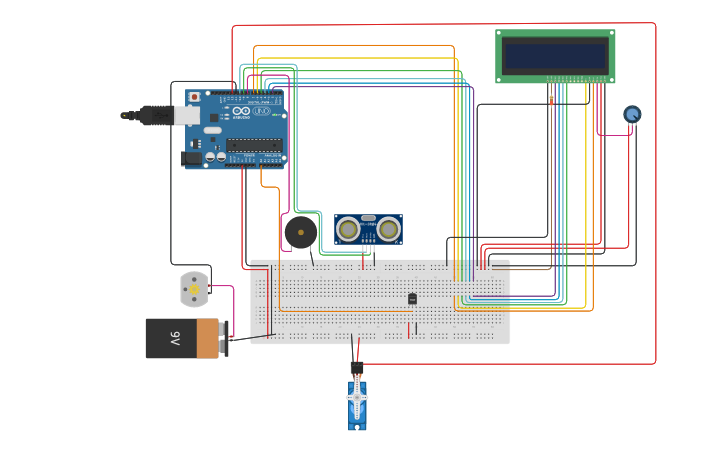 Circuit design Control Steam Drum | Tinkercad