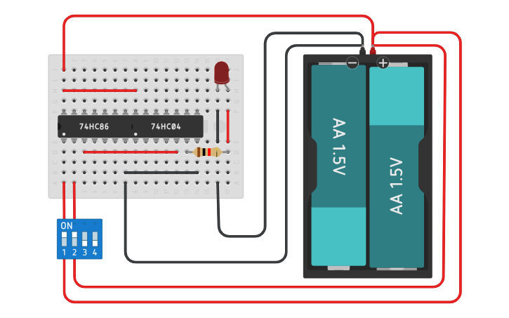 Circuit design Funky Vihelmo - Tinkercad