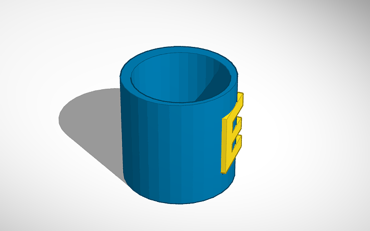 3D design awensome glass - Tinkercad