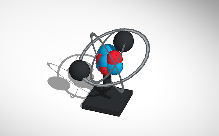 3D design ATOM 3D MODEL - Tinkercad