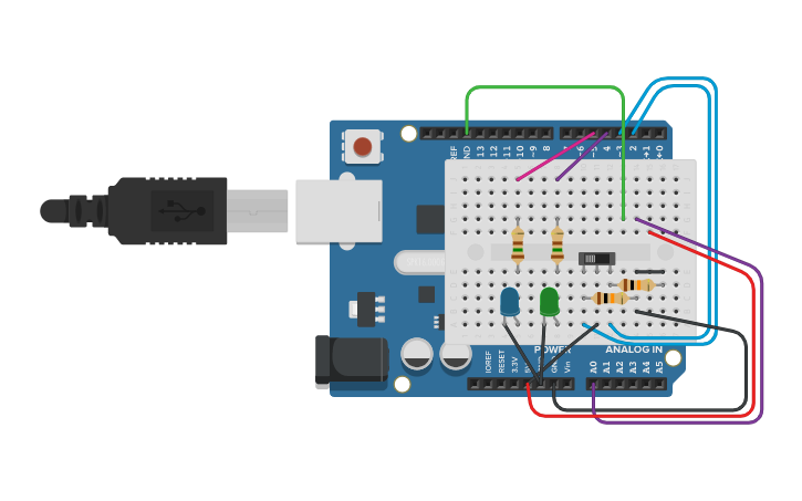 Circuit Design Side Switch Tinkercad