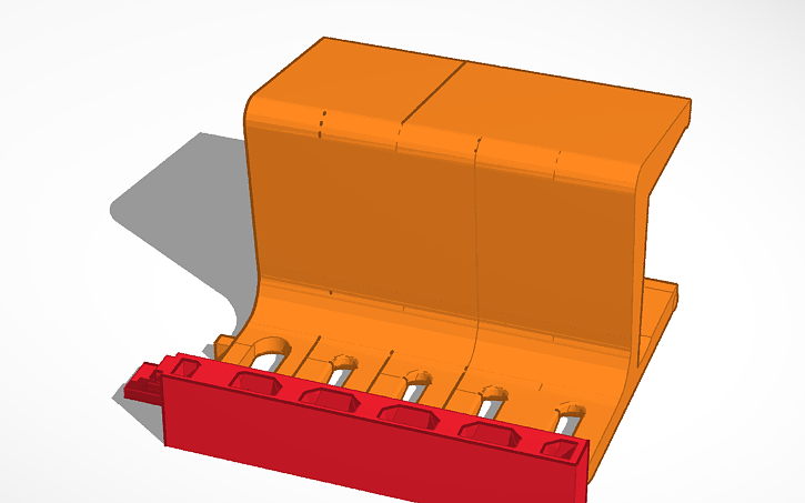 3D design embout + porte cable | Tinkercad