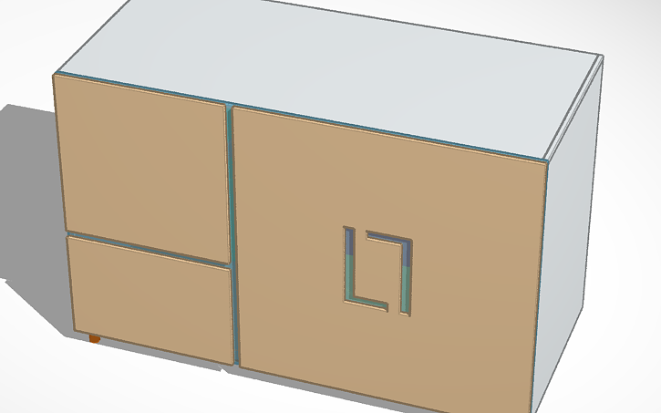 3D design PC-Case v3 - Tinkercad