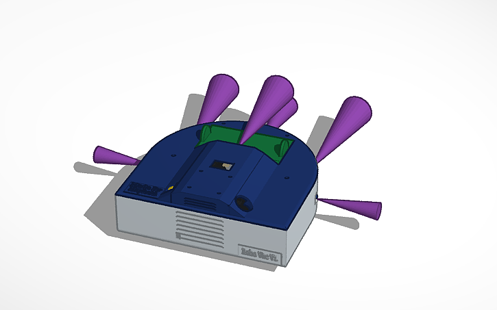 3D design Robot Vacuum ProtoType - Tinkercad