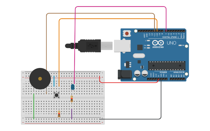 Circuit design Taller arduino | Tinkercad