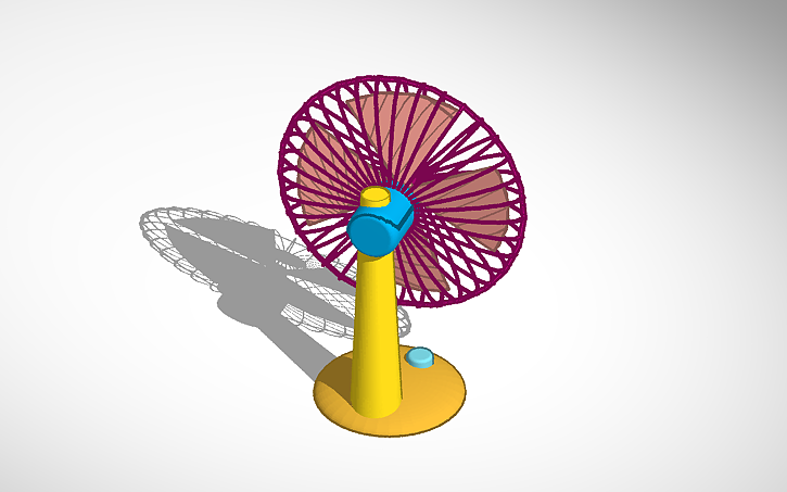 3D design A ELECTRIC FAN 3D - Tinkercad