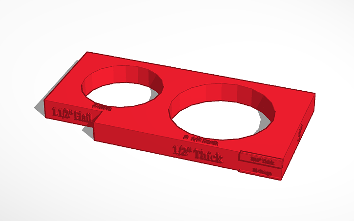 3D design Belegarth Template - Tinkercad