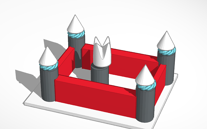 3D design Castle-Rachell Rodriguez | Tinkercad