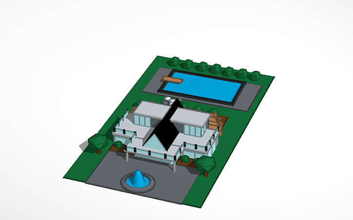 3D design Future house | Tinkercad
