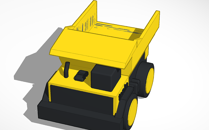 3D design dump truck | Tinkercad