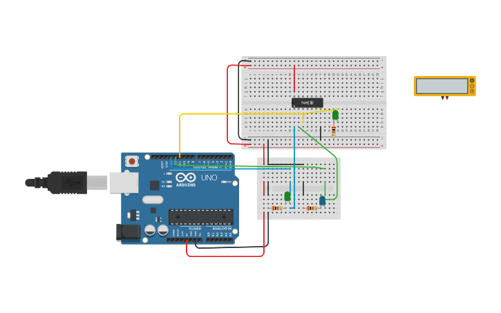 Circuit design Copy of Logic Analyzer - Tinkercad