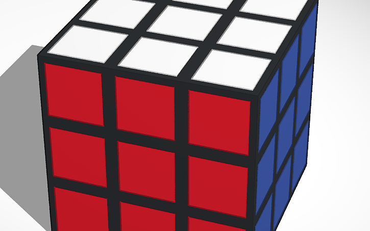3D design Cubo De Rubik - Tinkercad