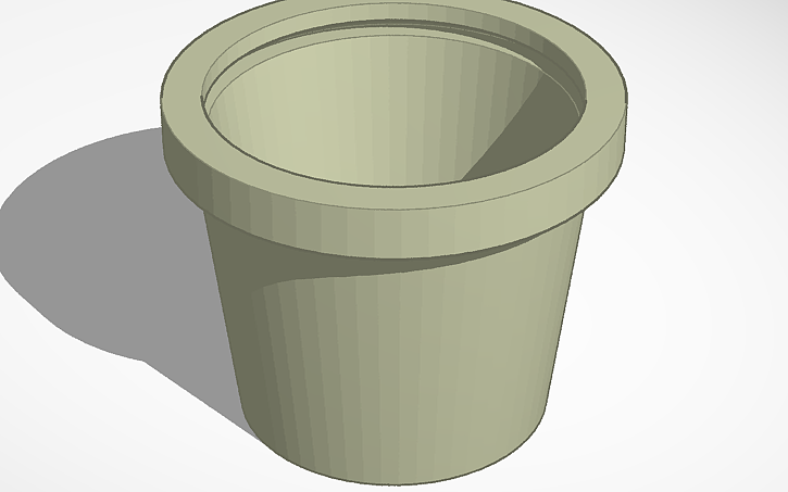 3D design Pot - Tinkercad