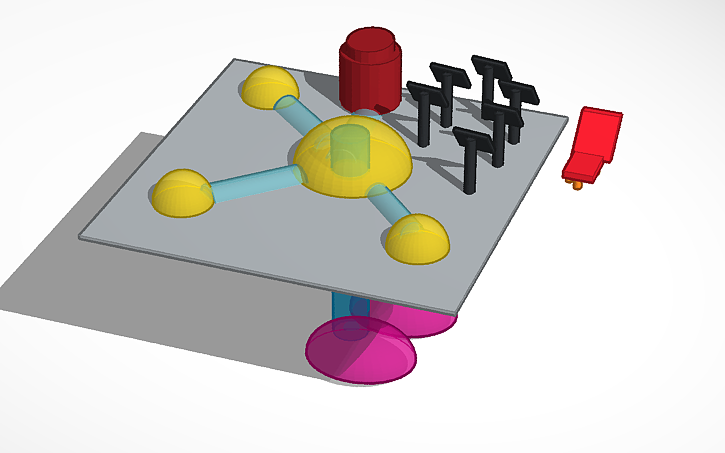 3D design moon base | Tinkercad
