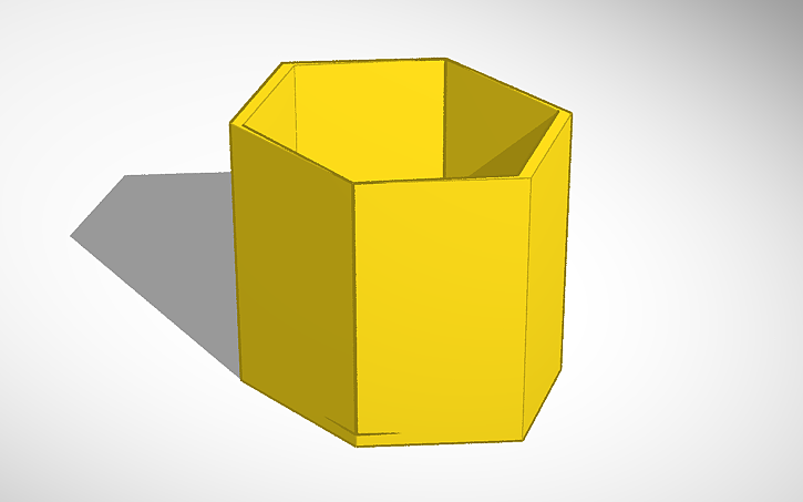 3D design Pencil case - Tinkercad