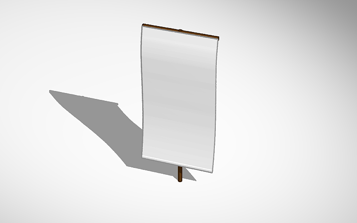 3D design Banner template - Tinkercad