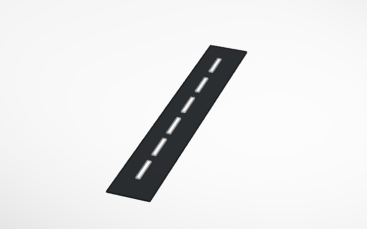 3D design carretera - Tinkercad