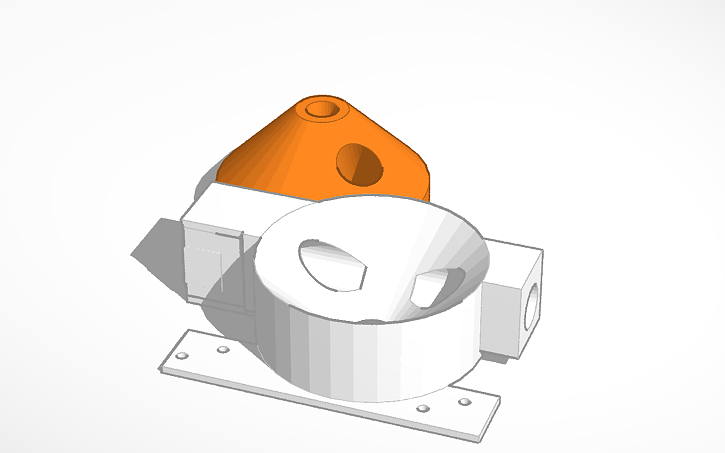 3D design Powder Throw Experimental - Tinkercad