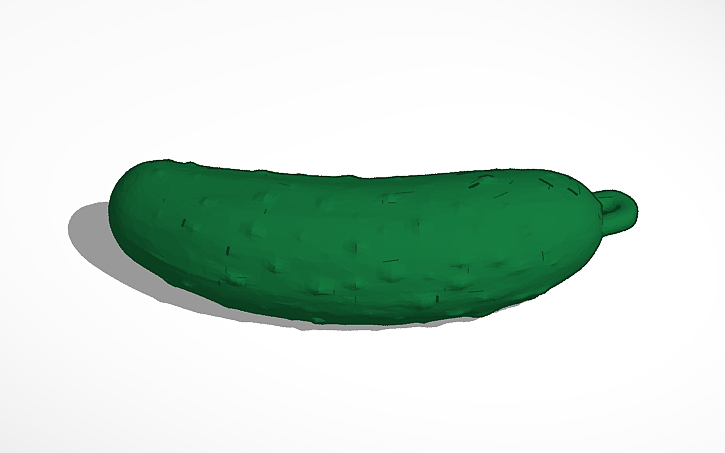 3D design Pickle Ornament - Tinkercad