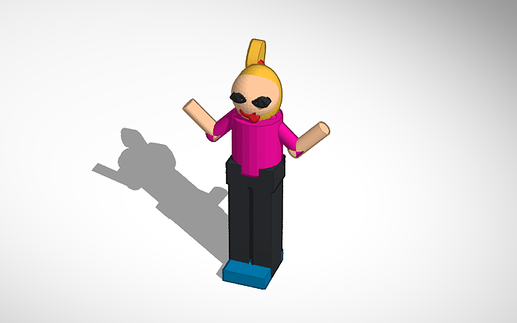 3D design Barbie - Tinkercad