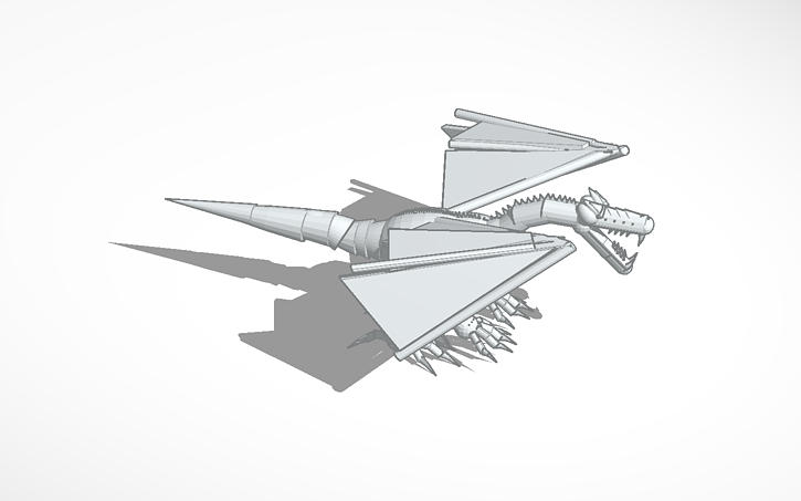 3D design Dragon - Tinkercad