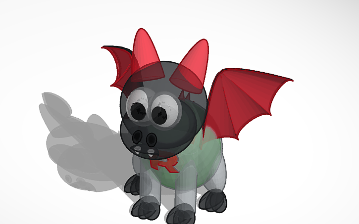 3D design Smol Bat - Tinkercad