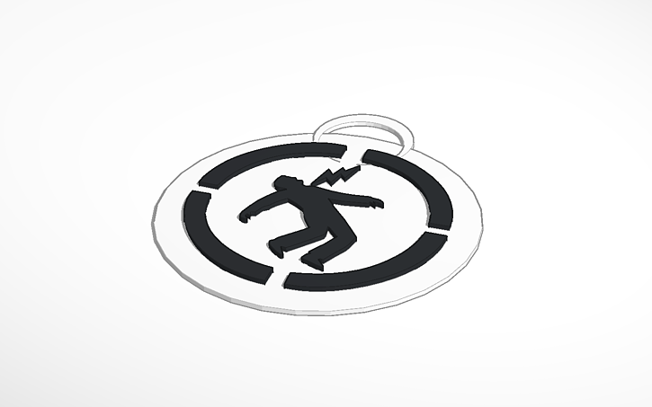 3D design Green Day Shock | Keychain - Tinkercad