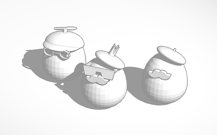 3D design shell shockers - Tinkercad