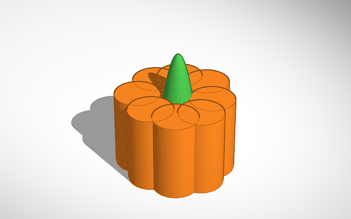 3D design THE Pumpkin - Tinkercad