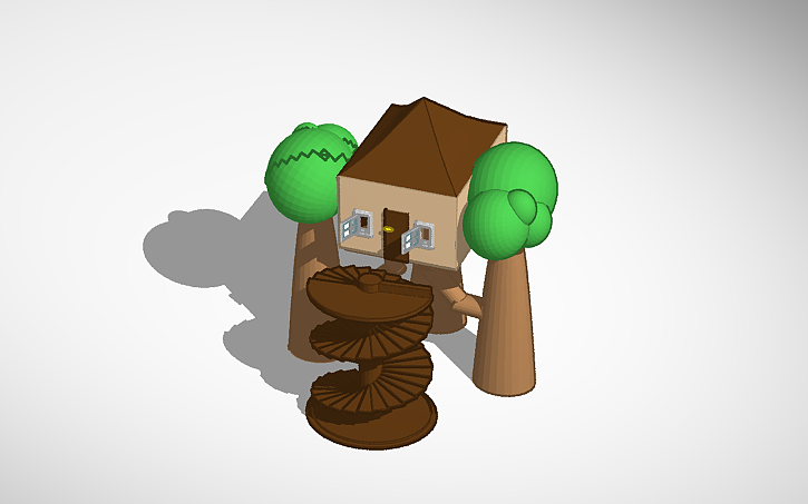 3D design Tree House - Tinkercad