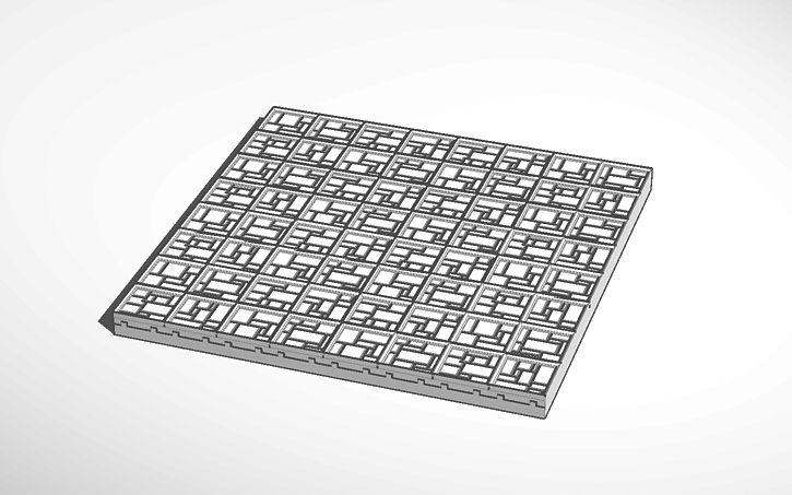 3D design DnD StoneFloor - Tinkercad