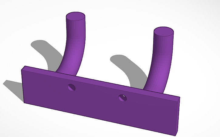 3D design Headphone Holder - Tinkercad