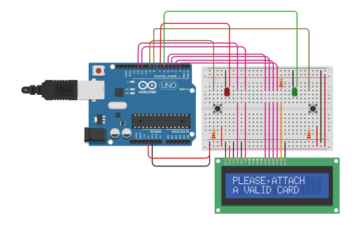 Circuit design L.4 Act. 3 Read RFID Tags - Tinkercad