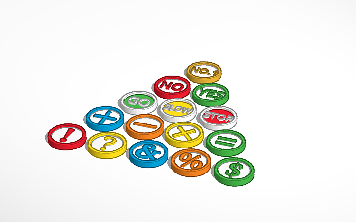 3D design Signs - Tinkercad