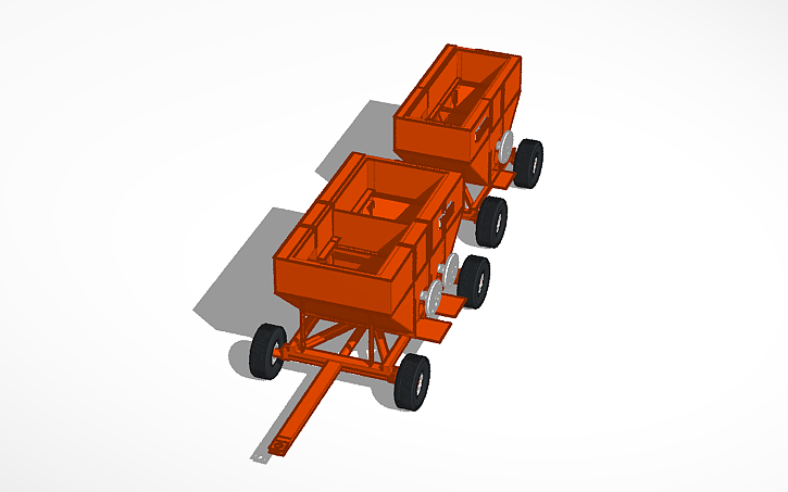 3D design Mc Curdy gravity wagon and 2 compartment Mccurdy gravity ...