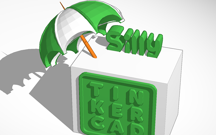 3D design Trophy for Silly | Tinkercad