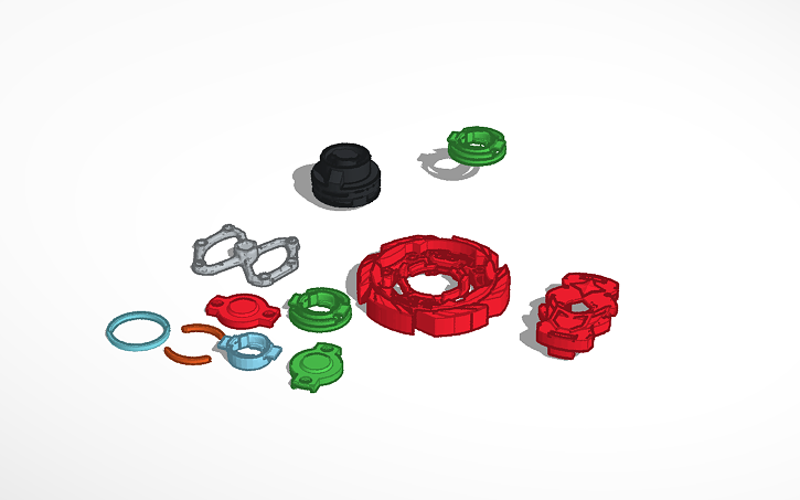 3D design Beyblade burst tinkercad - Tinkercad