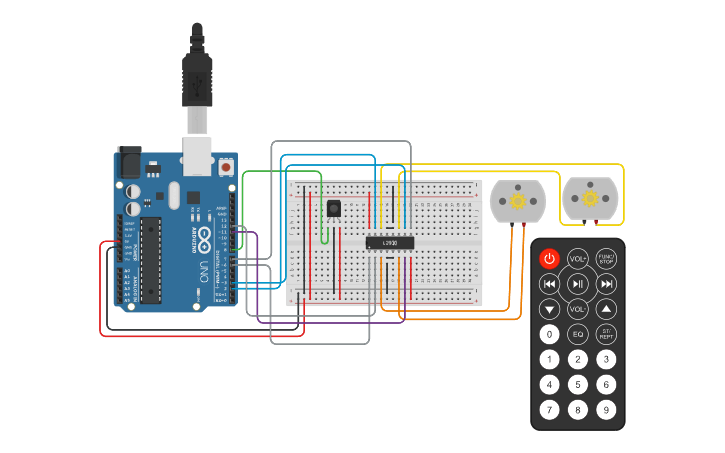 Circuit design lab 5 task 2 - Tinkercad