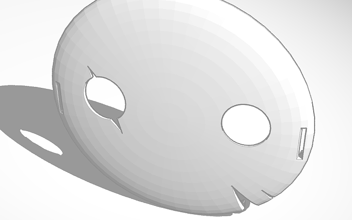 3D design Dream Mask - Tinkercad