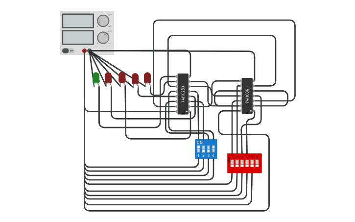 Circuit design LAB05 NO.2 - Tinkercad