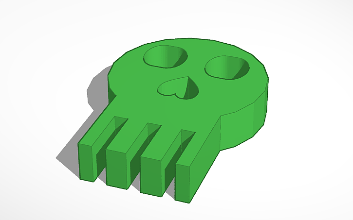 3D design button - Tinkercad
