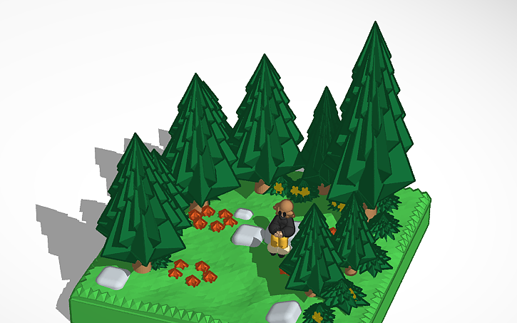 3D design Esse forest - Tinkercad
