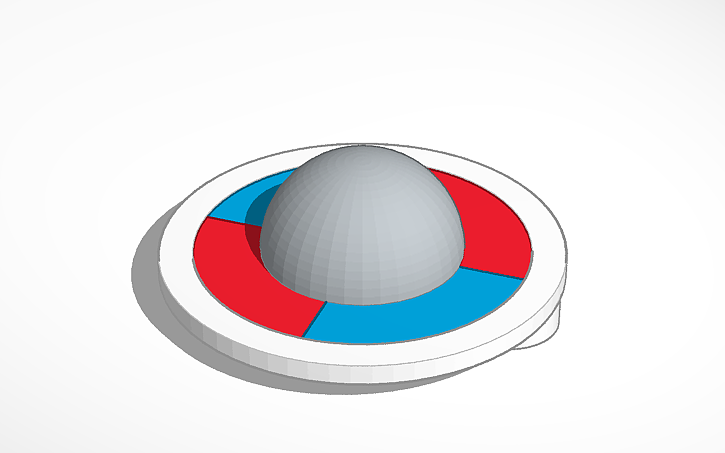 3D design BUCKLER Shield - Tinkercad