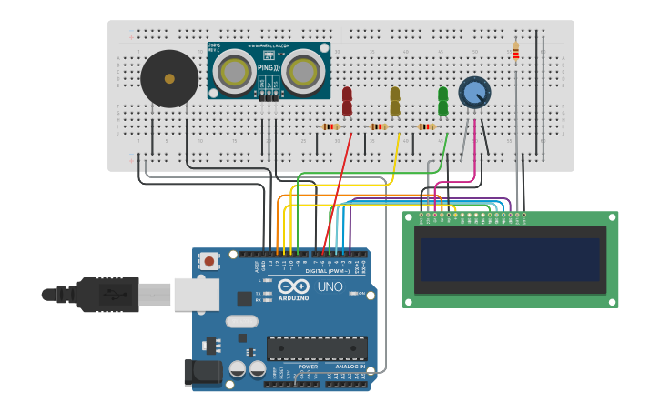 Circuit design final project- alarm system - Tinkercad